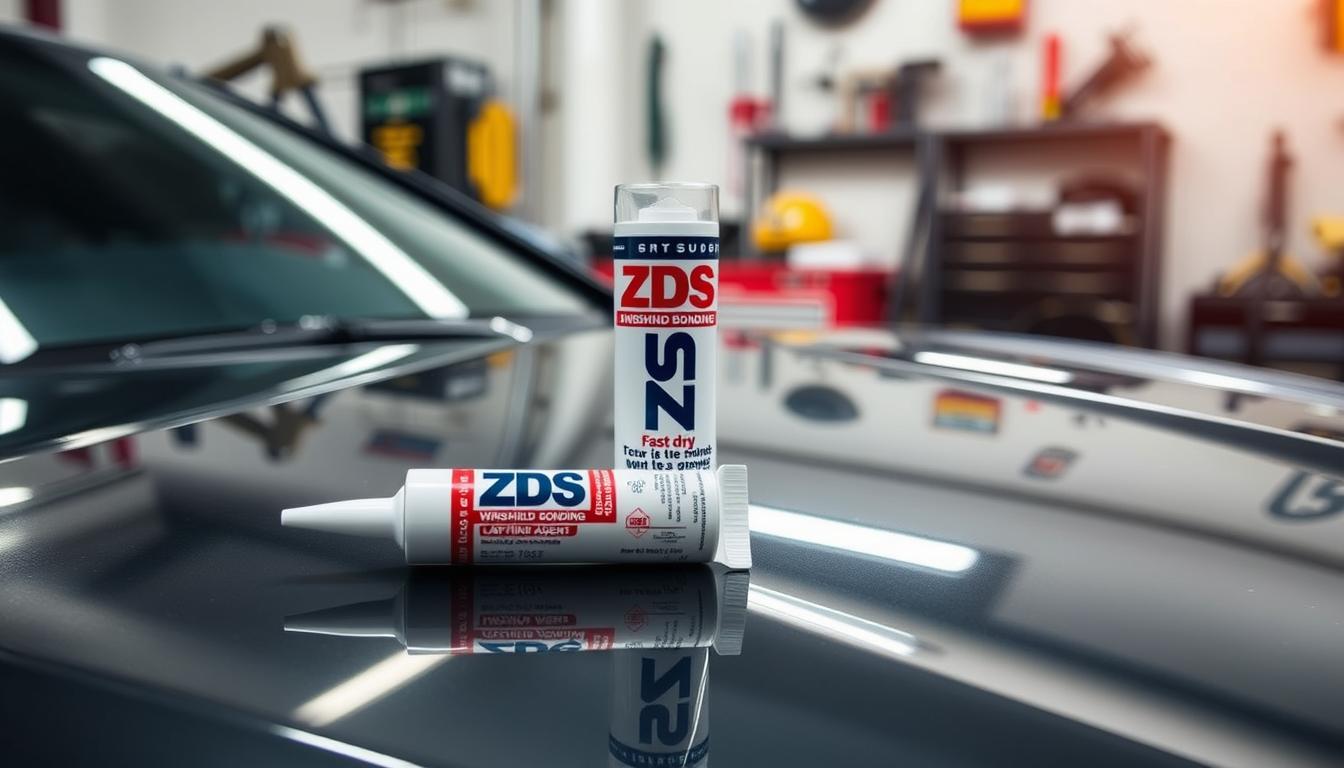 Windshield adhesive with fast curing time