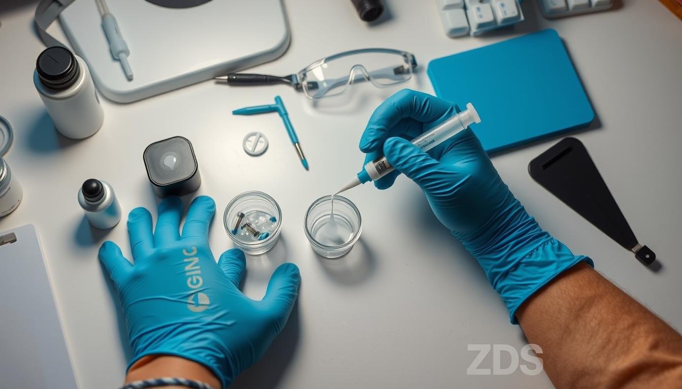 Tips for applying cyanoacrylate glue precisely